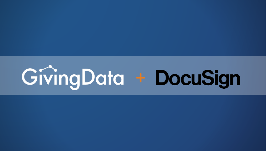 GivingData Expands Partnership with DocuSign for E-Signatures